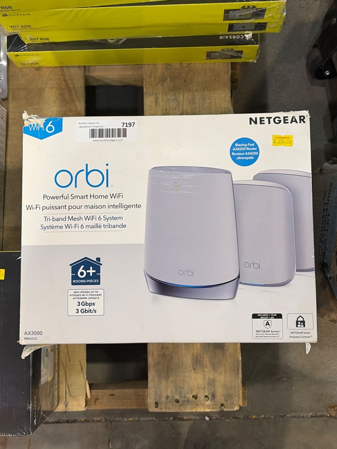 Netgear Orbi AX3000 RBK653S Tri-Band WiFi 6 System - A D Auction Depot Inc.