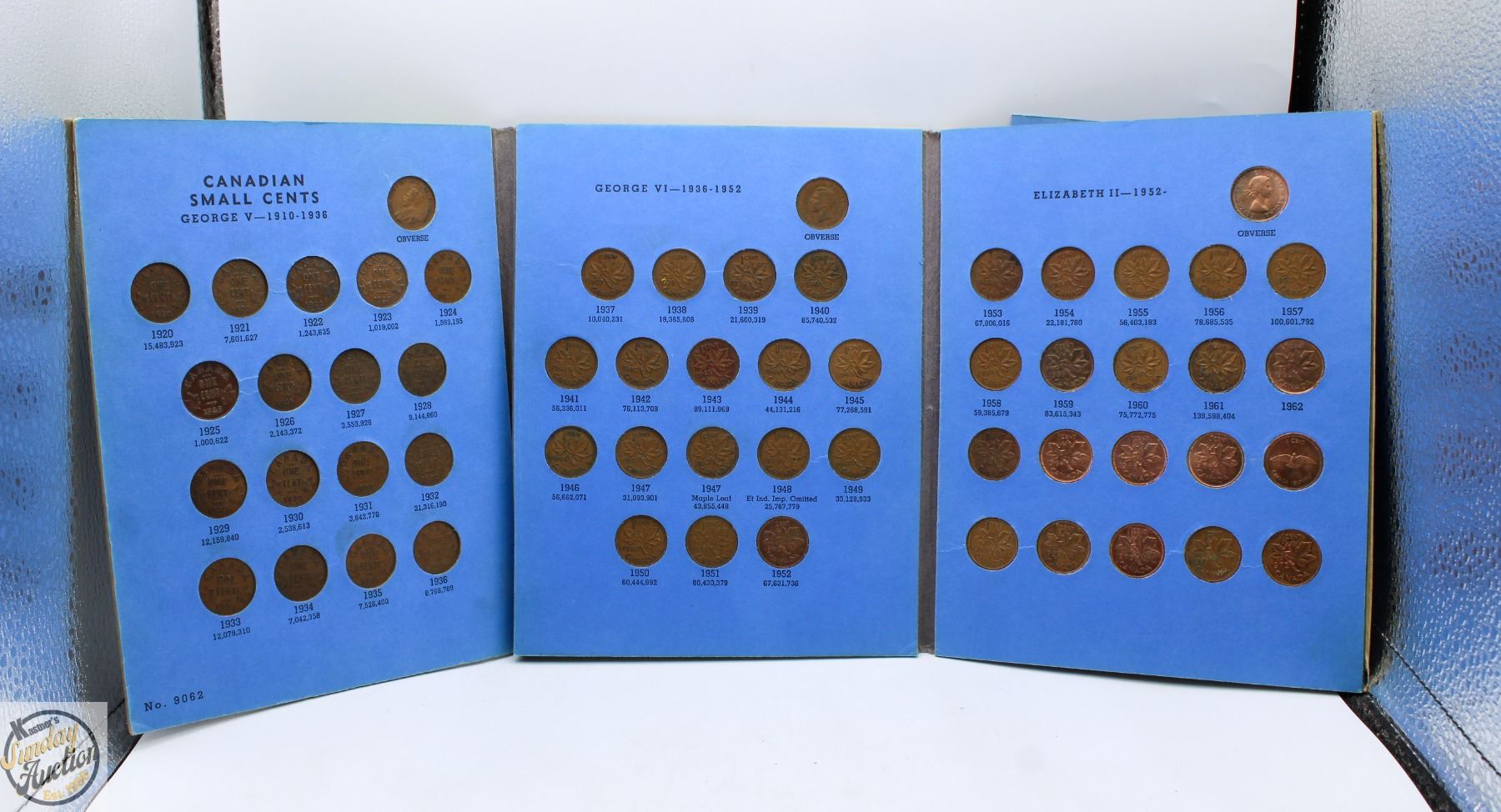 COMPLETE SET OF PENNIES FROM 1920-1972