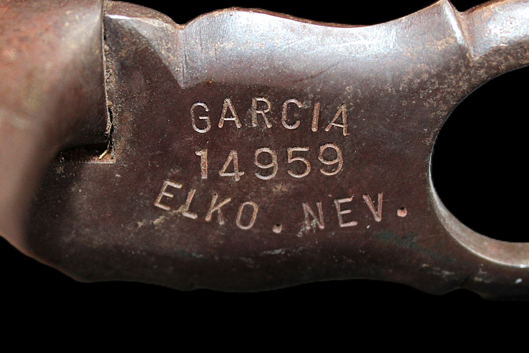 Marked Garcia 14959 Elko Nev Silver Inlaid Bit- Santa Barbara Cheek ...