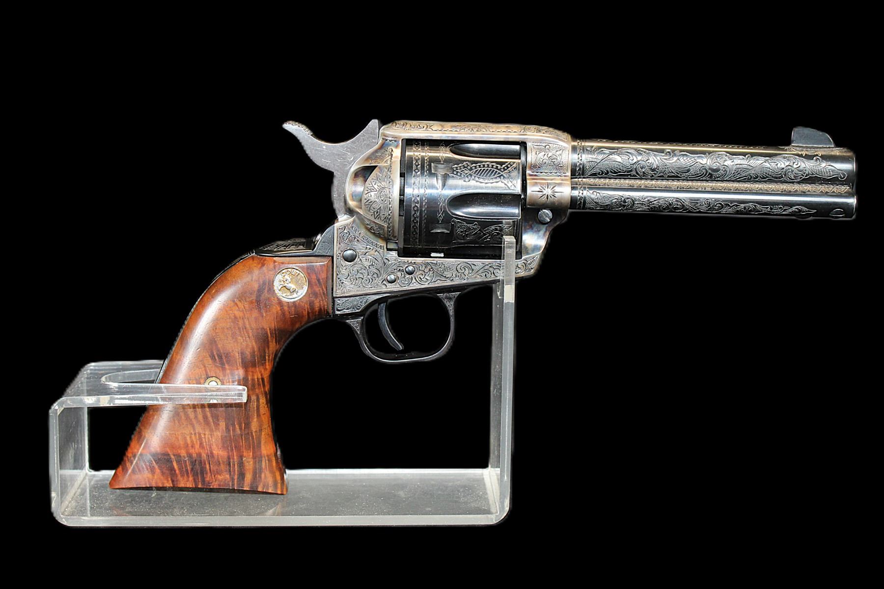 Colt Single Action Army Revolver- .44 Spec- 4.75" Barrel- Case Hardened ...