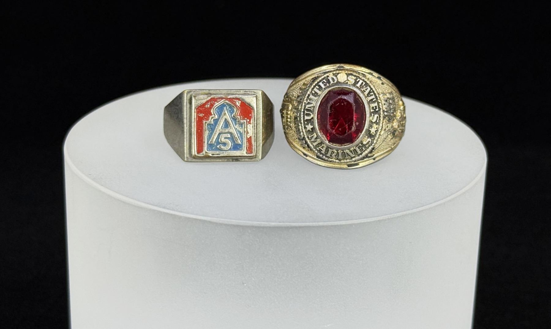 WW2 US Army USMC Marine Corps Rings