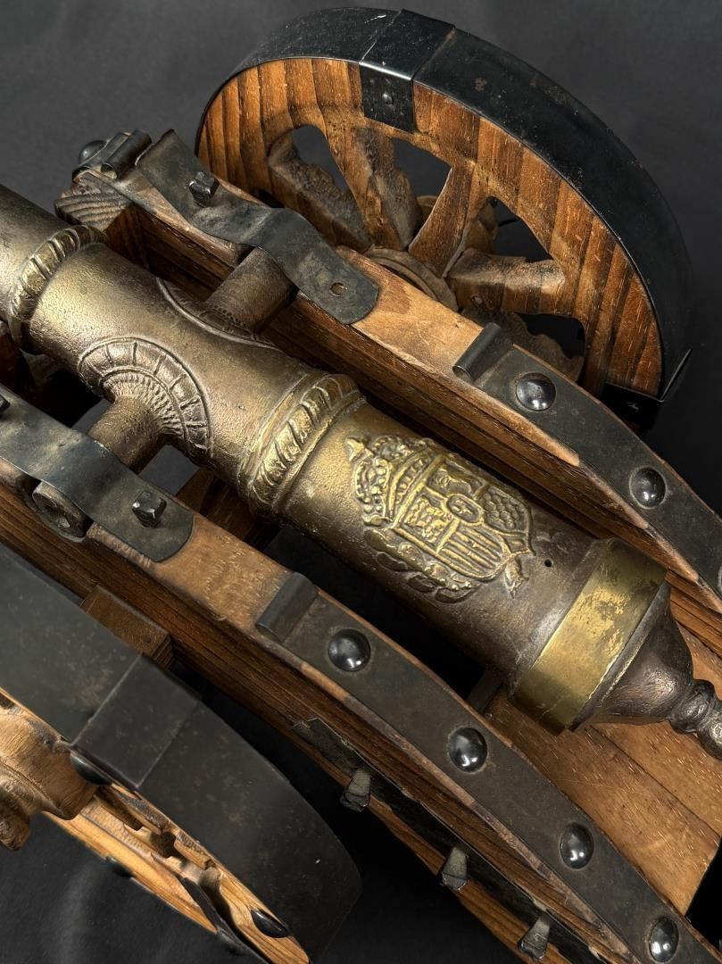 Mid Century Spanish Artillery Cannon Model