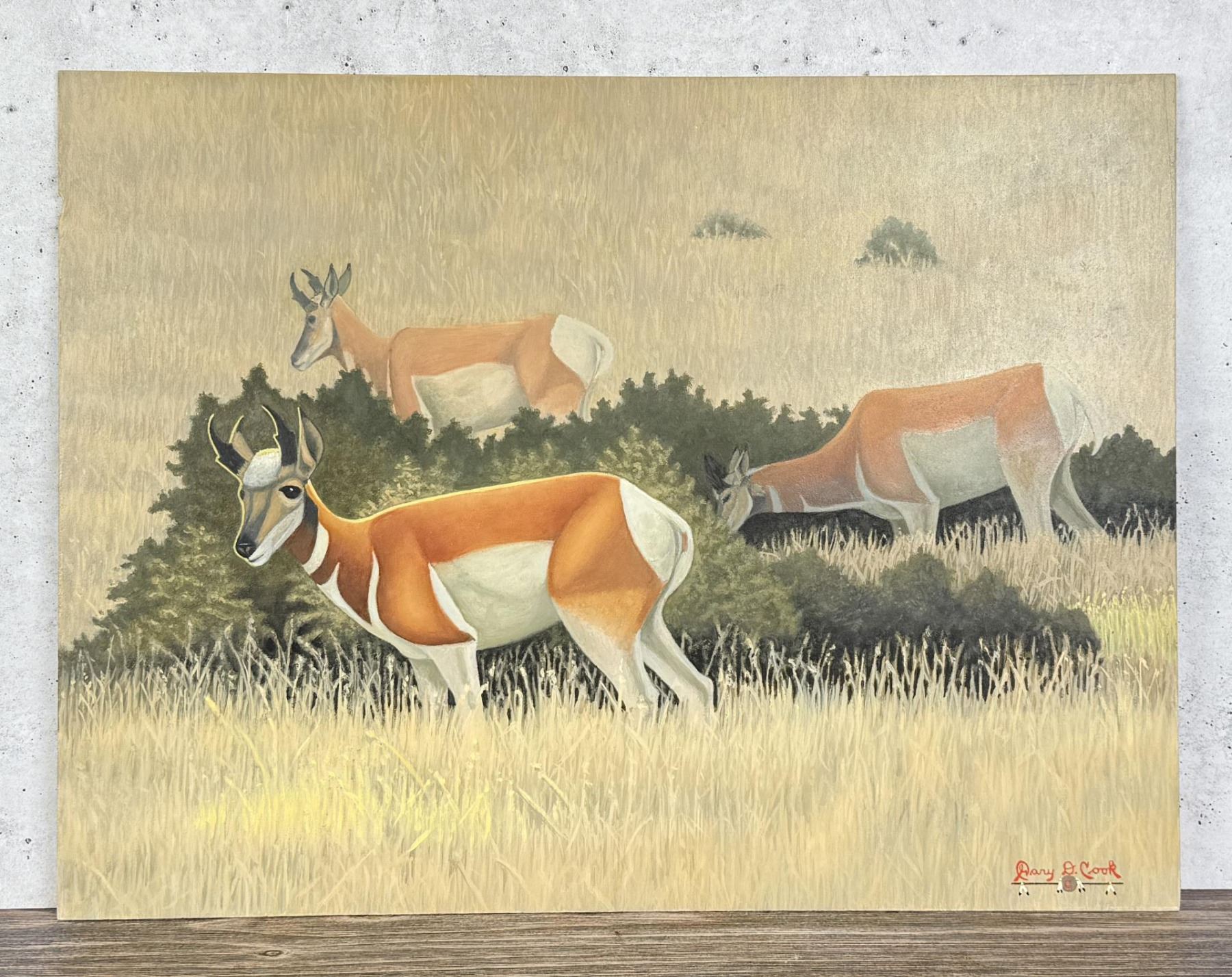 Gary Cook Alert Painting