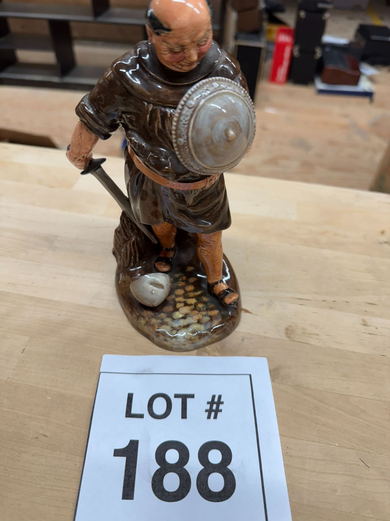ROYAL DOULTON “FRIAR TUCK” CHARACTER FIGURINE