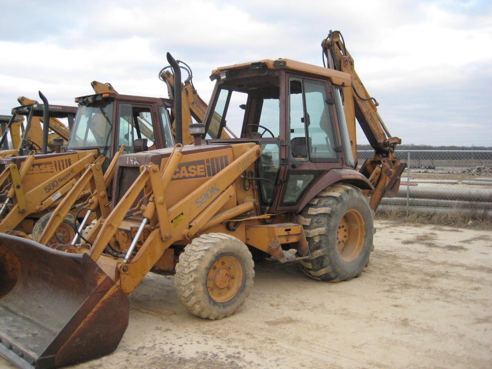 Case 580k 4x4 Backhoe Loader