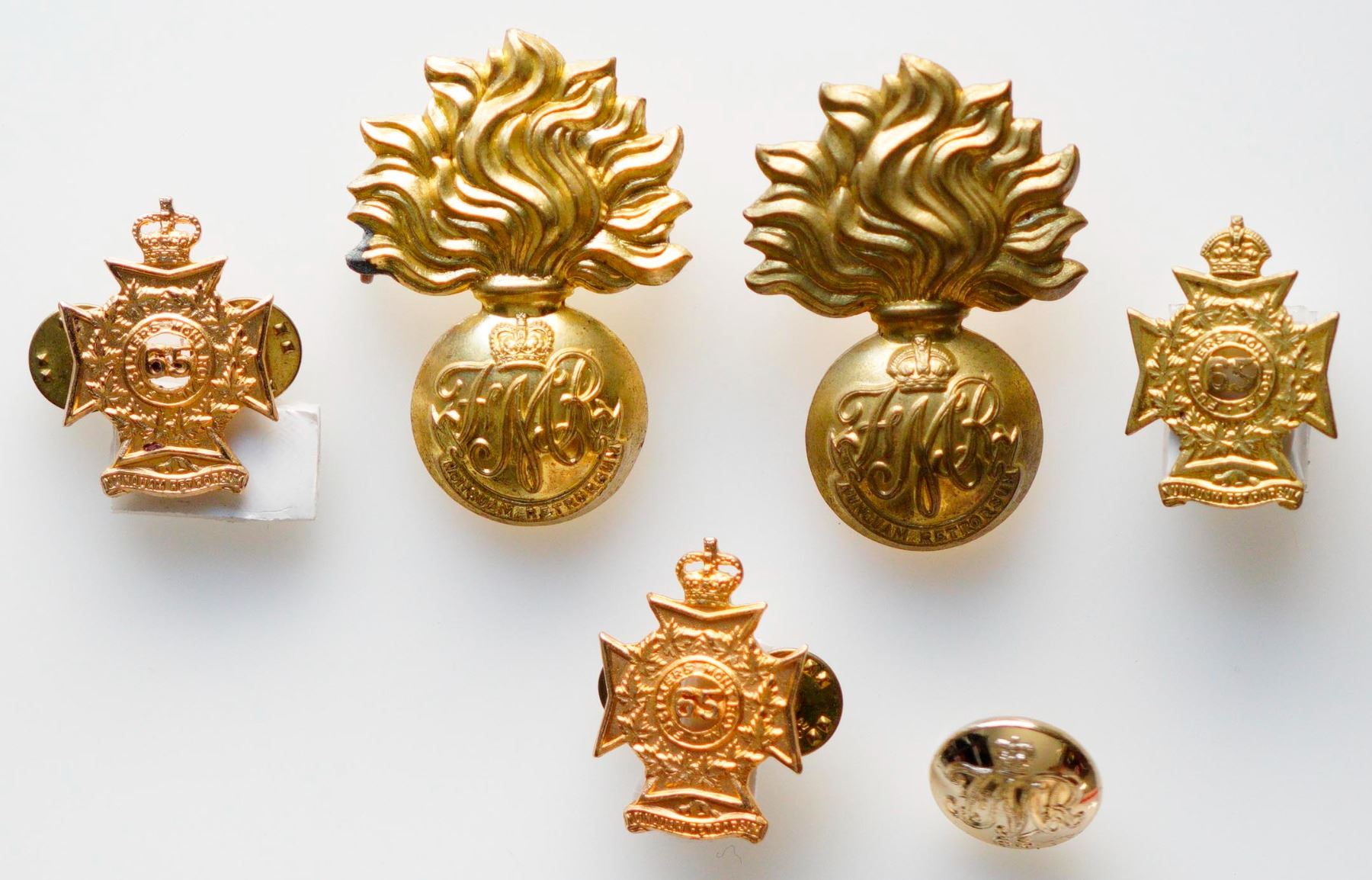 Militaria Insignia Pre WW1; 65th Regiment (Carabiniers Mont-Royal ...
