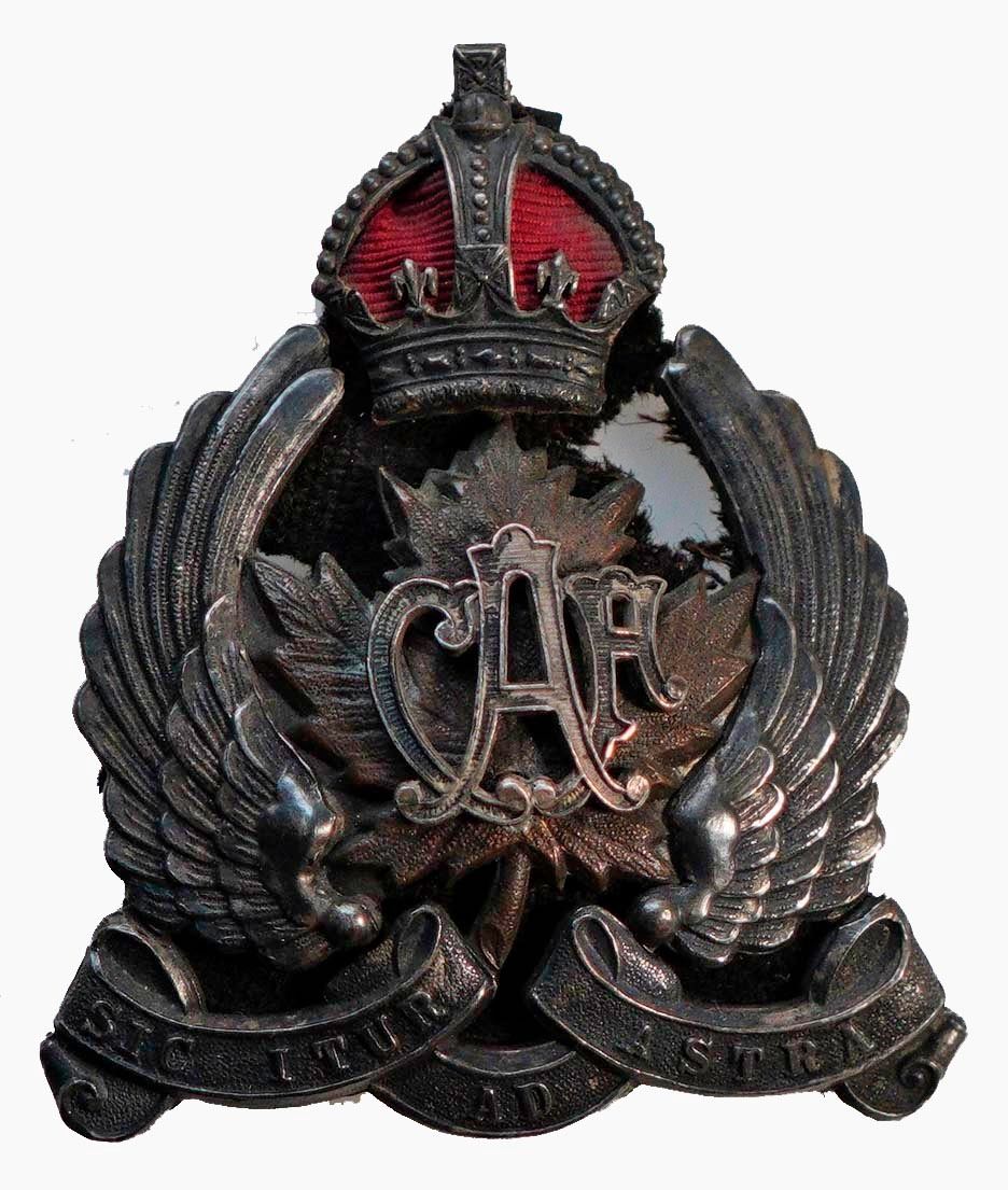 Militaria Insignia 1920-50; Canadian Army Air Force (CAA) large Cap Badge
