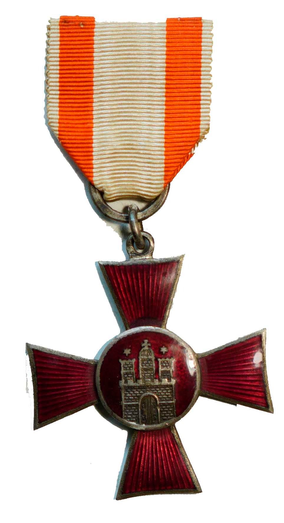 Militaria Medals; WW2 Imperial German Hamburg Hanseatic Cross 1914-1918 ...