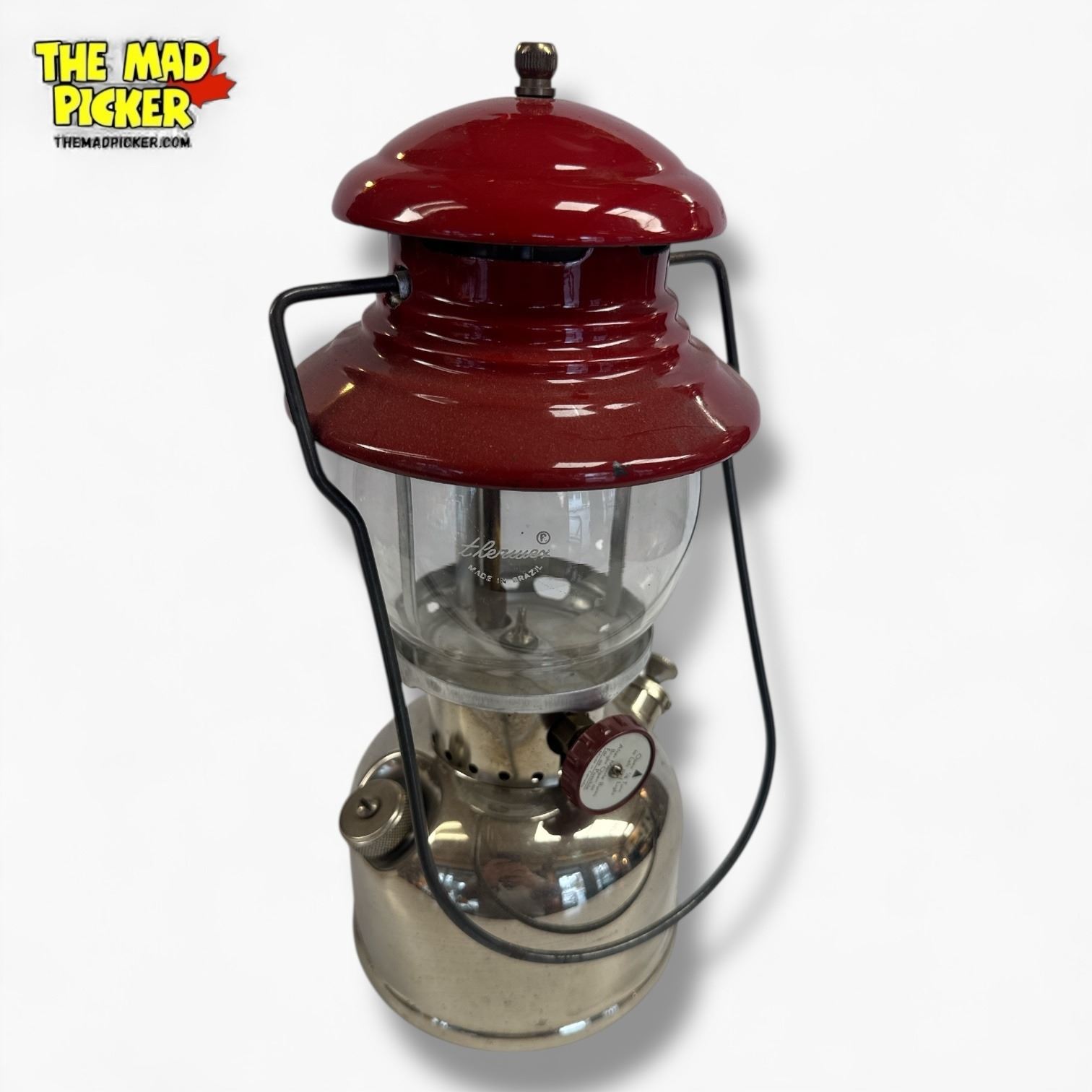 Coleman Lantern Model 200 Nickel Plated Single Mantle 1957 USA - Test Site