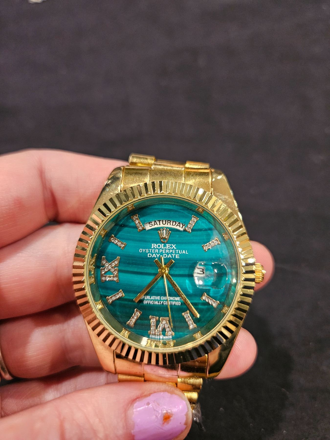 Rolex watch Authenticity is up to the buyer to verify before bidding