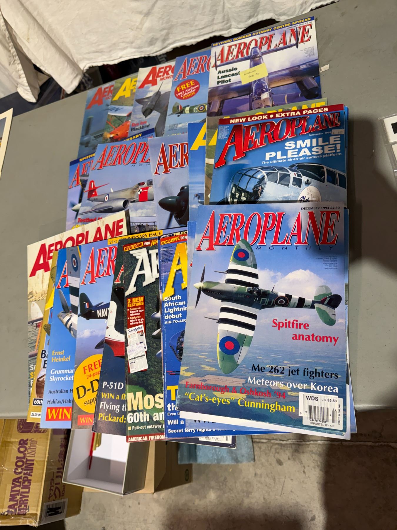 Airplane and aviation and modeling magazines