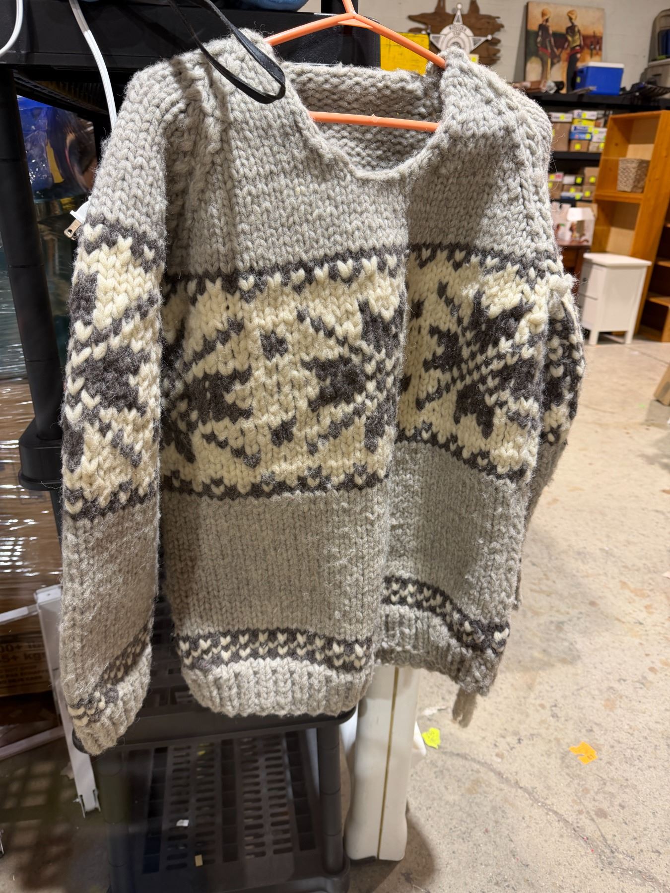 Handcrafted wool sweater