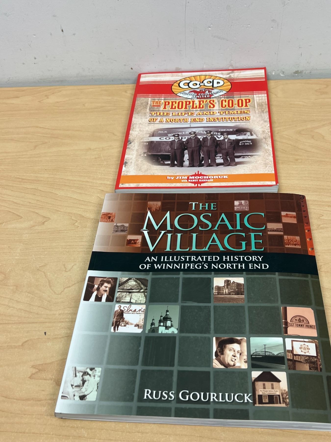 2 North End Winnipeg Books - The Mosaic Village & The Peoples Co-Op