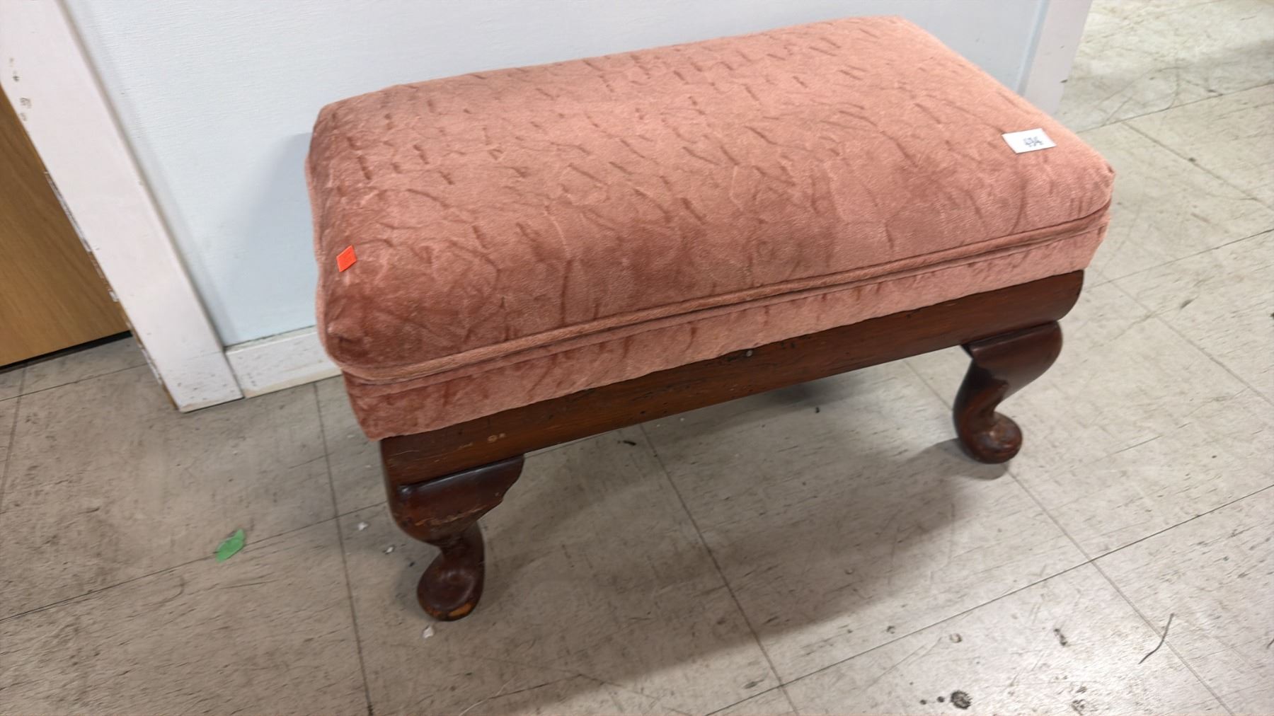 QUEEN ANNE LEGGED FOOT STOOL - Able Auctions