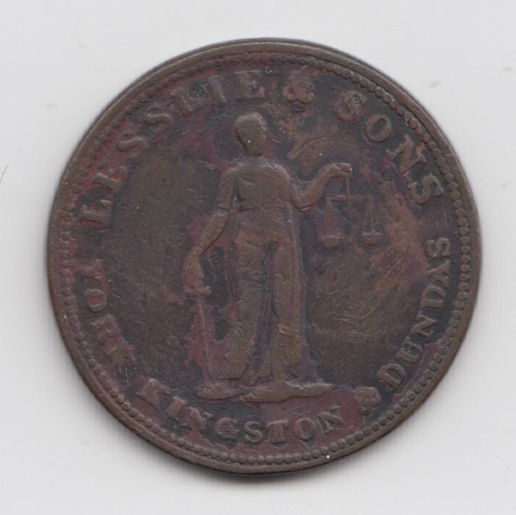 1824 Upper Canada Halfpenny Token