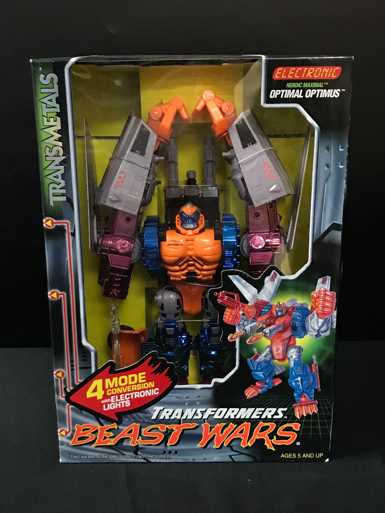 VINTAGE TRANSFORMERS BEAST WARS OPTIMAL OPTIMUS IN ORIGINAL PACKAGING