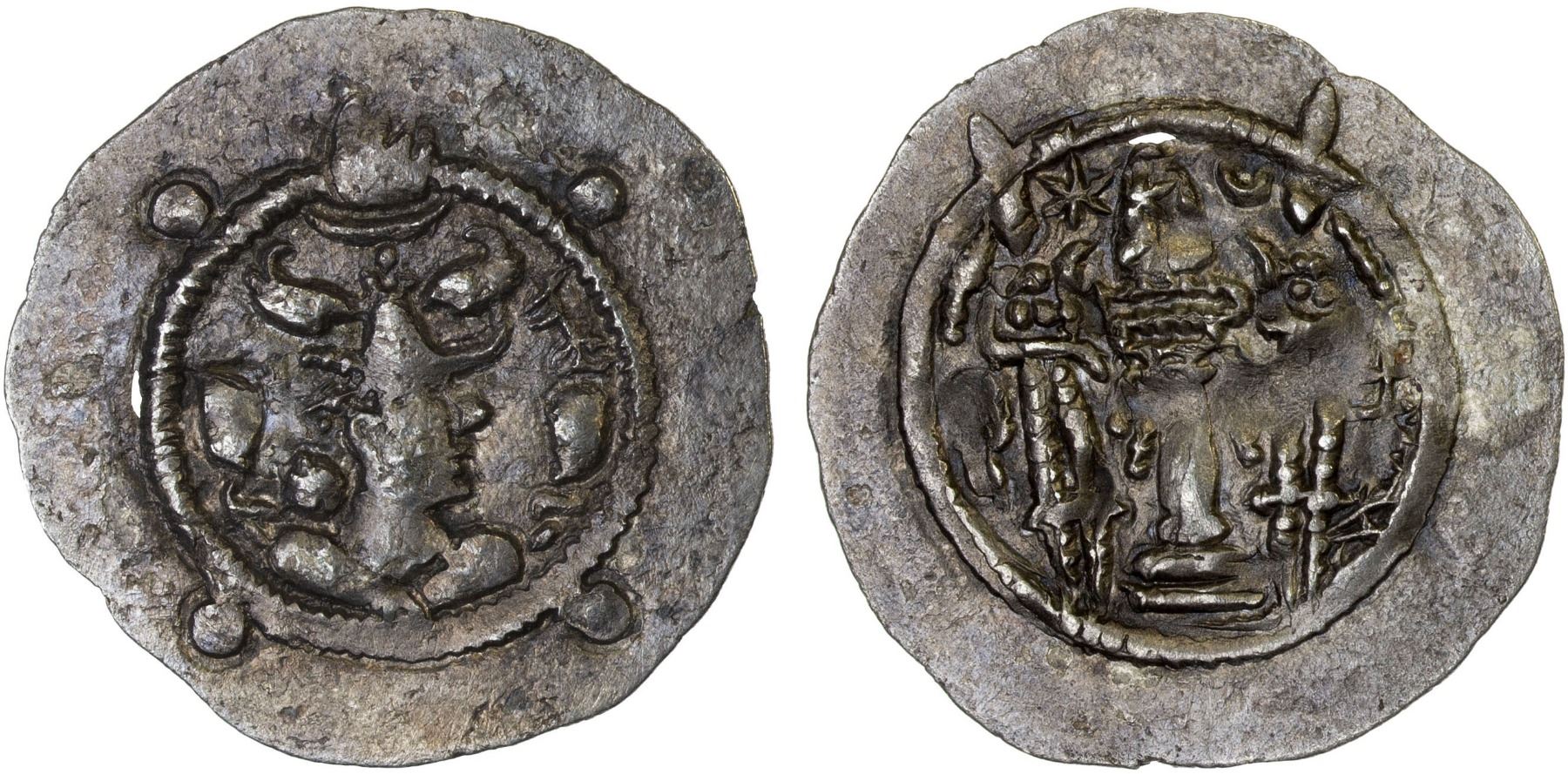 HEPHTHALITE: Alxon/Chionite, ca. 475-565, AR drachm (3.04g), VF ...