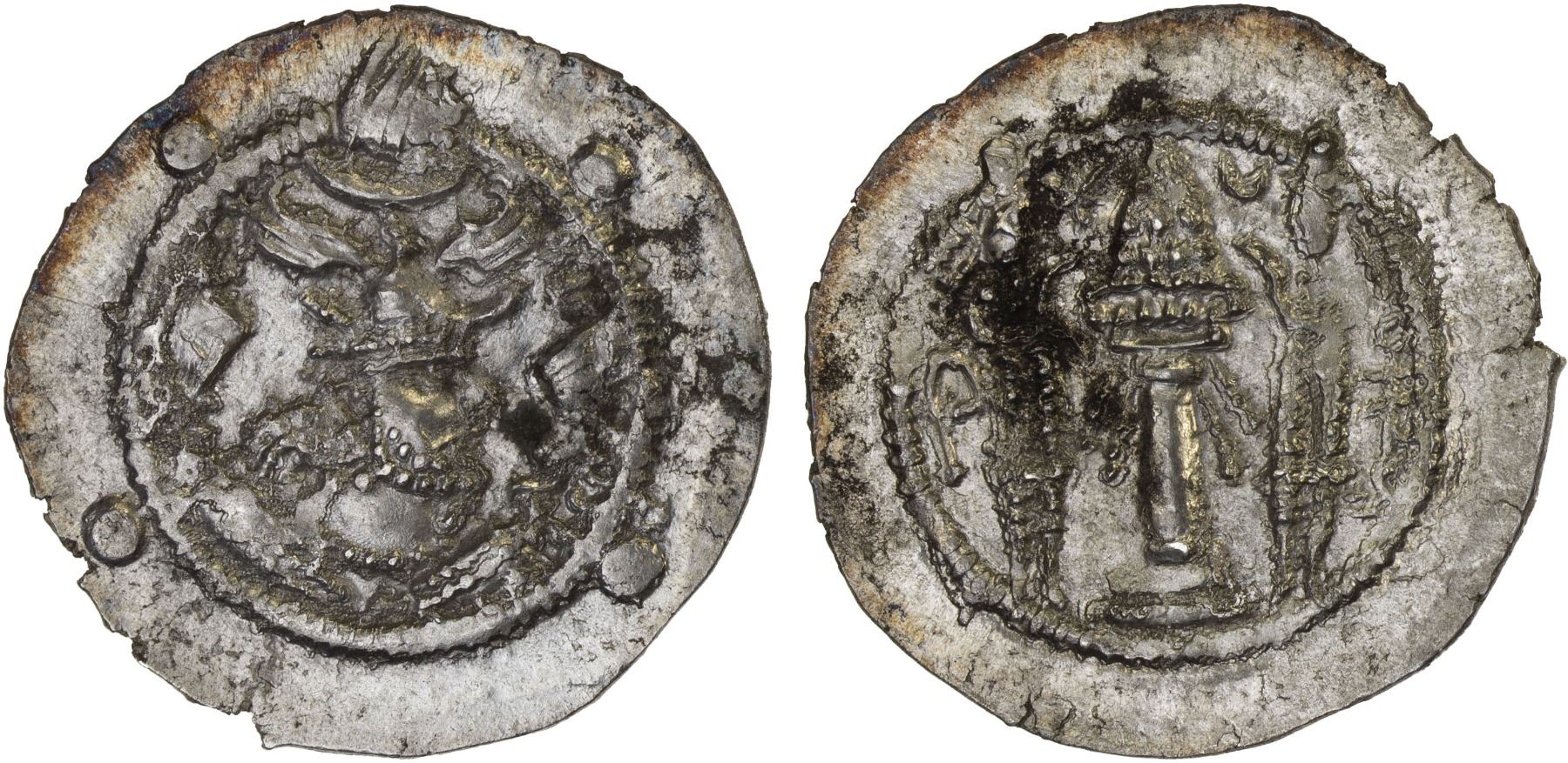HEPHTHALITE: Alxon/Chionite, ca. 475-565, AR drachm (3.97g), NM, ND ...