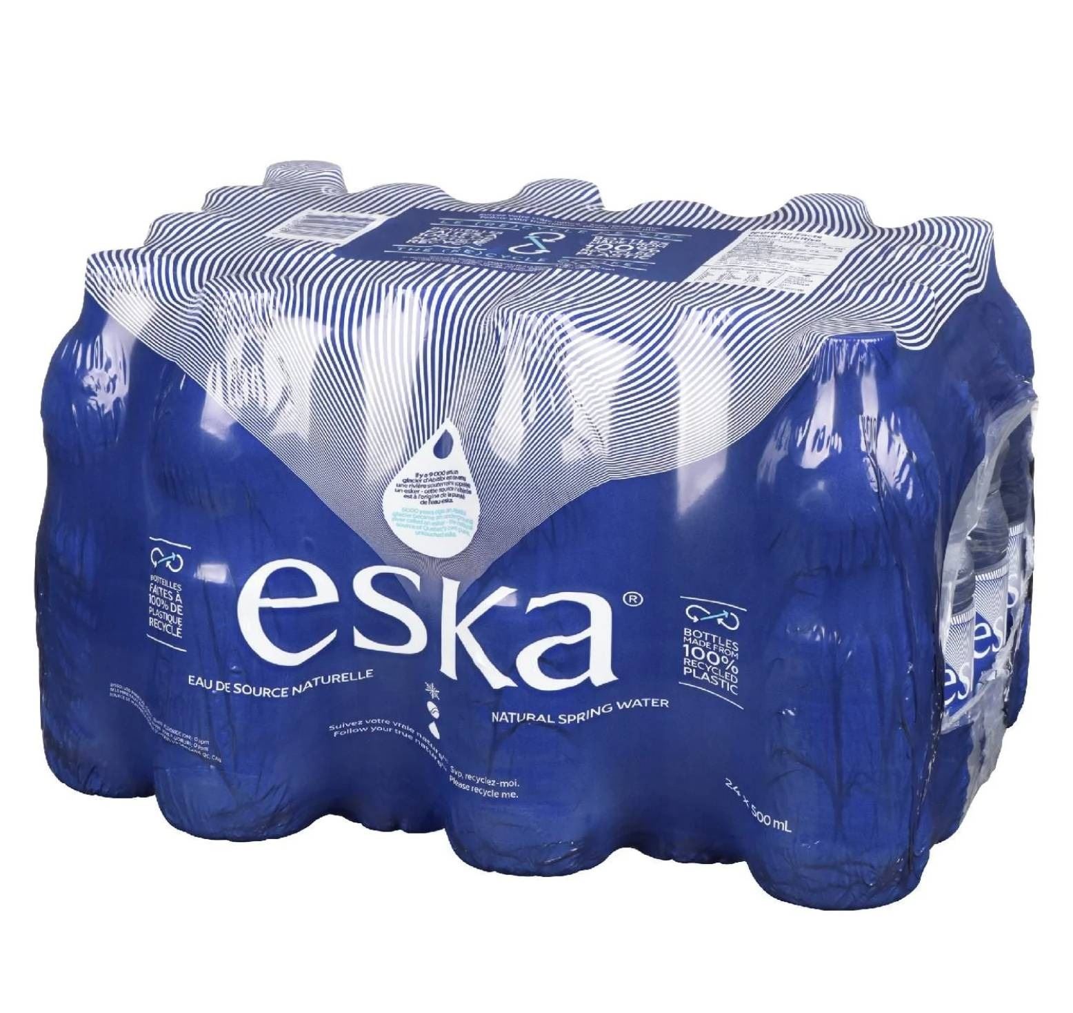 Eska Natural Spring Water 500 mL Bottles – Pack of 24