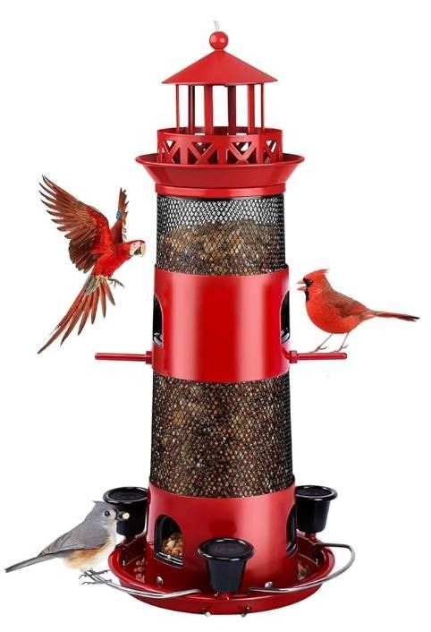 Decflow Bird Feeder for Outdoor Hanging Model 1171