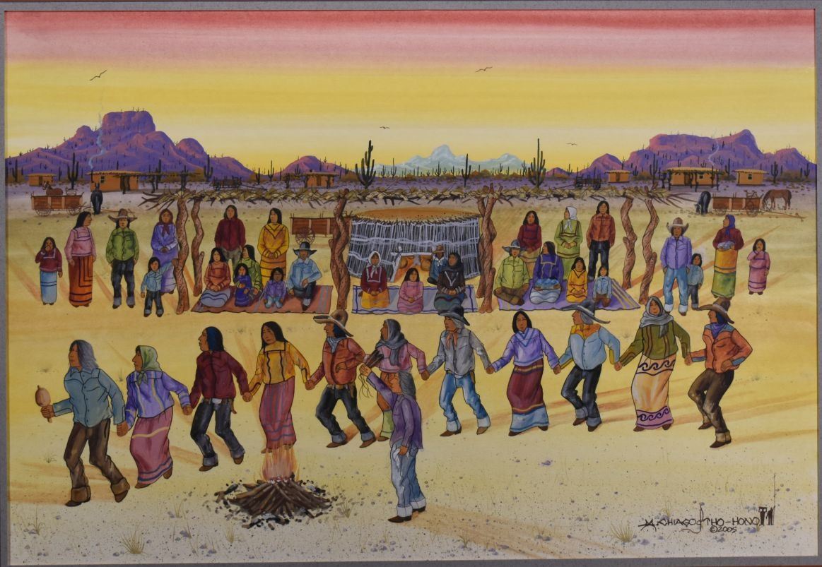 PAPAGO PAINTING (MICHAEL CHIAGO )