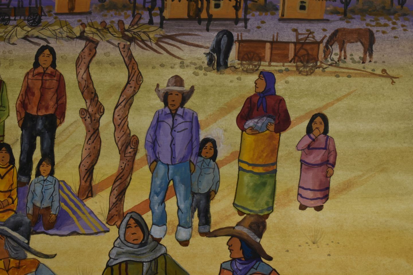 PAPAGO PAINTING (MICHAEL CHIAGO )