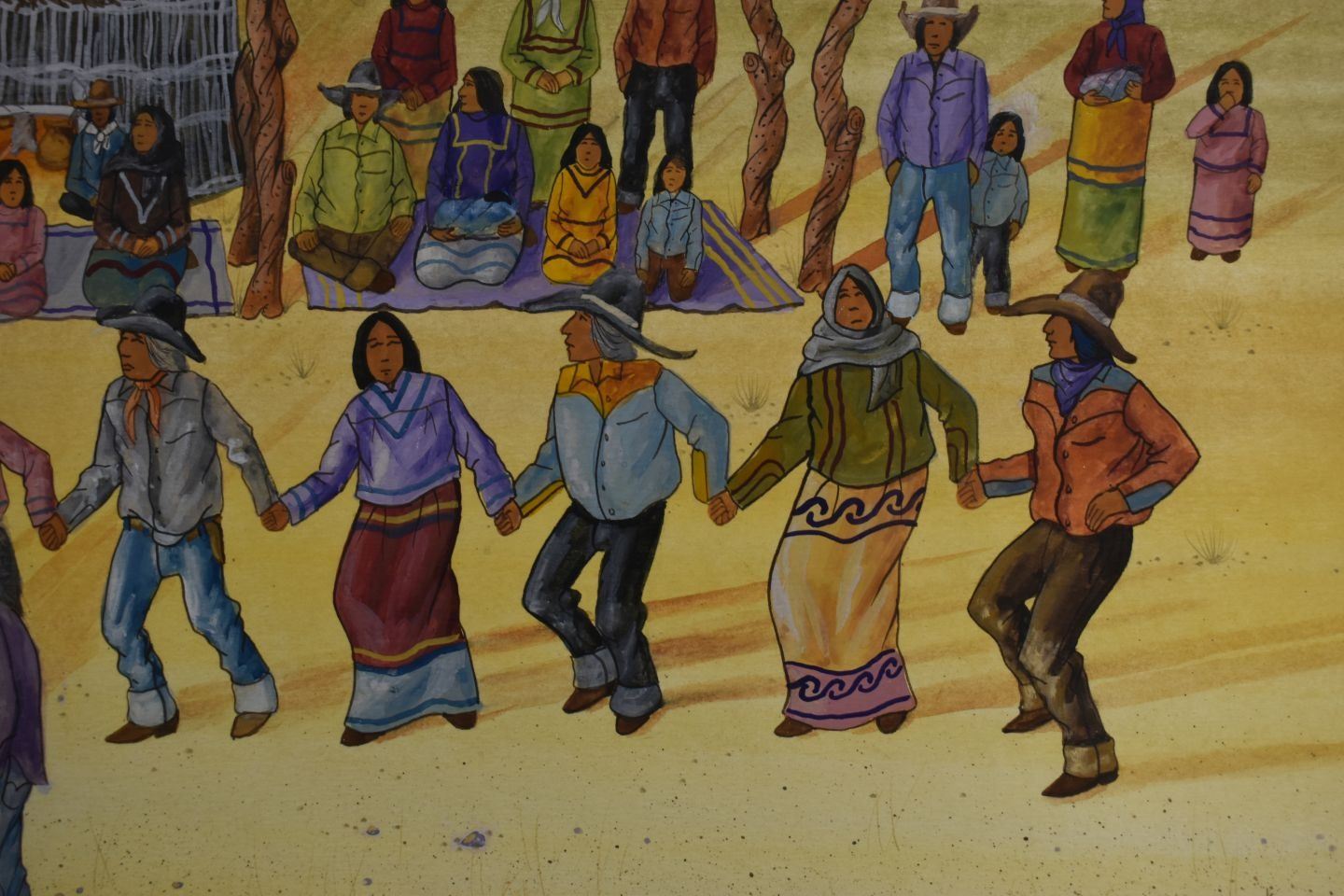 PAPAGO PAINTING (MICHAEL CHIAGO )