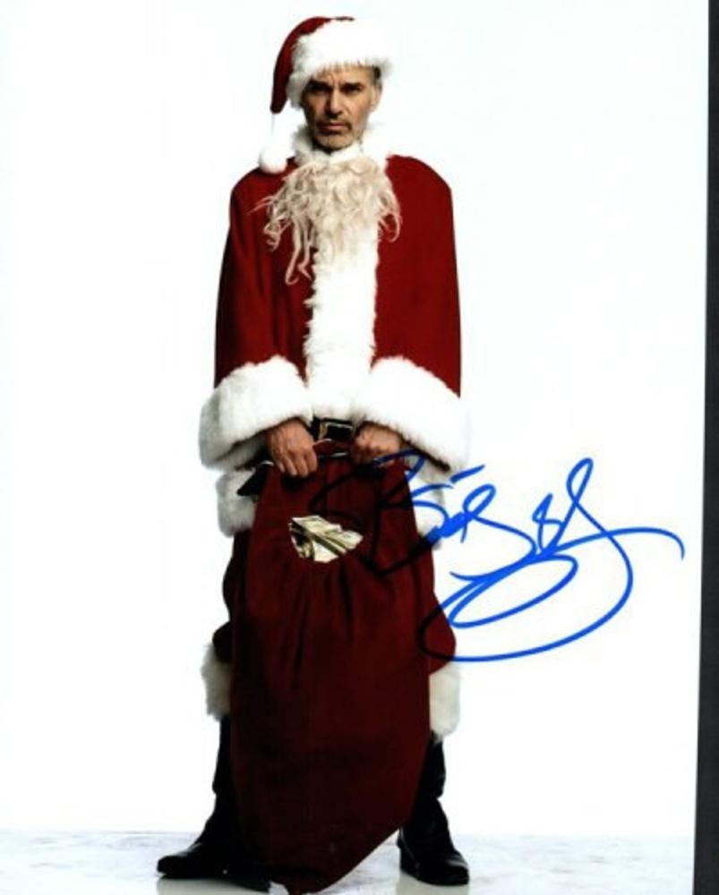 Bad Santa Billy Bob Thornton facsimile signed photo