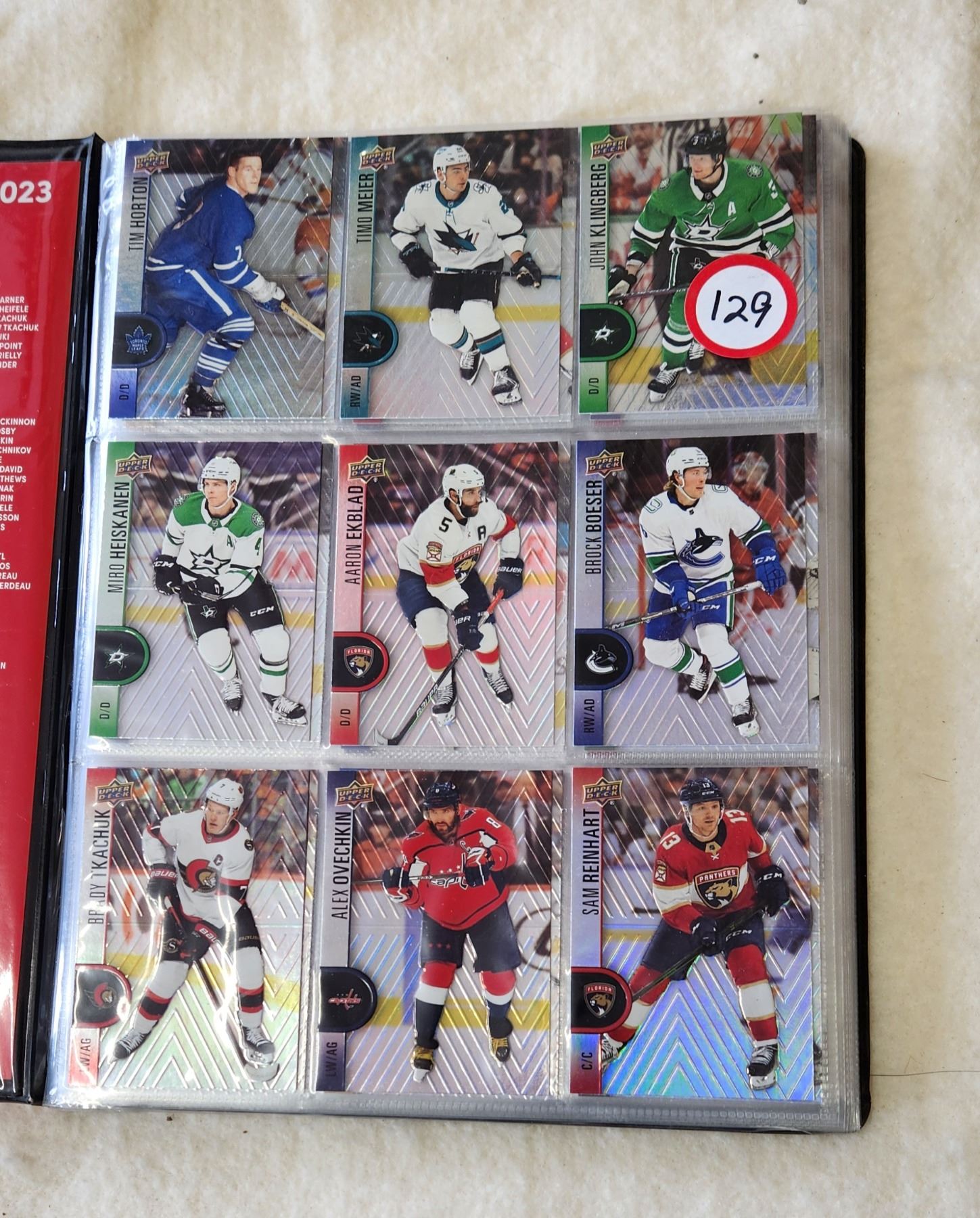 2022-23 Tim hortons (120) card set plus binder - Schmalz Auctions