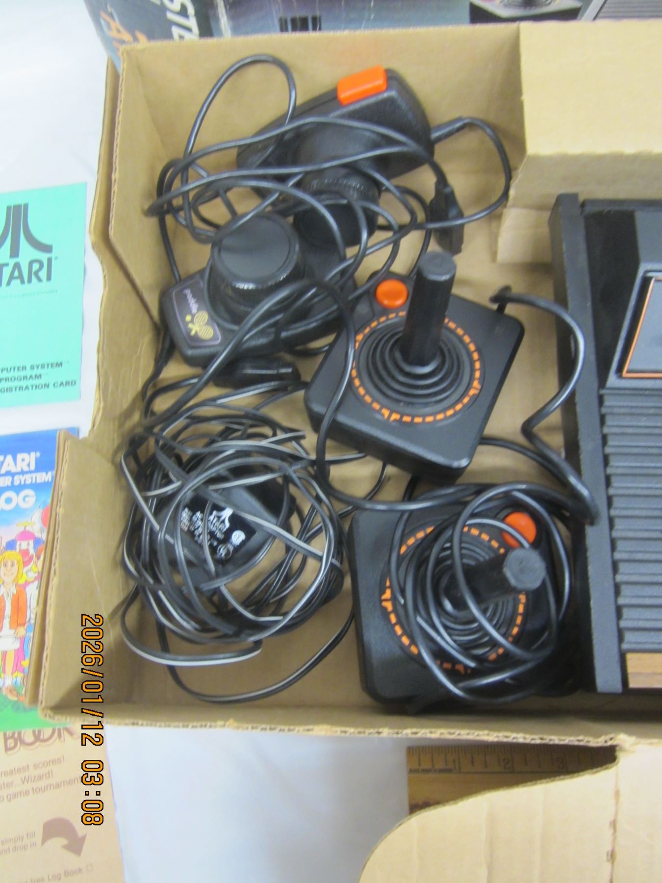 1978 Atari CX-2600 Working with Original Box and Accessories Very Rare ...