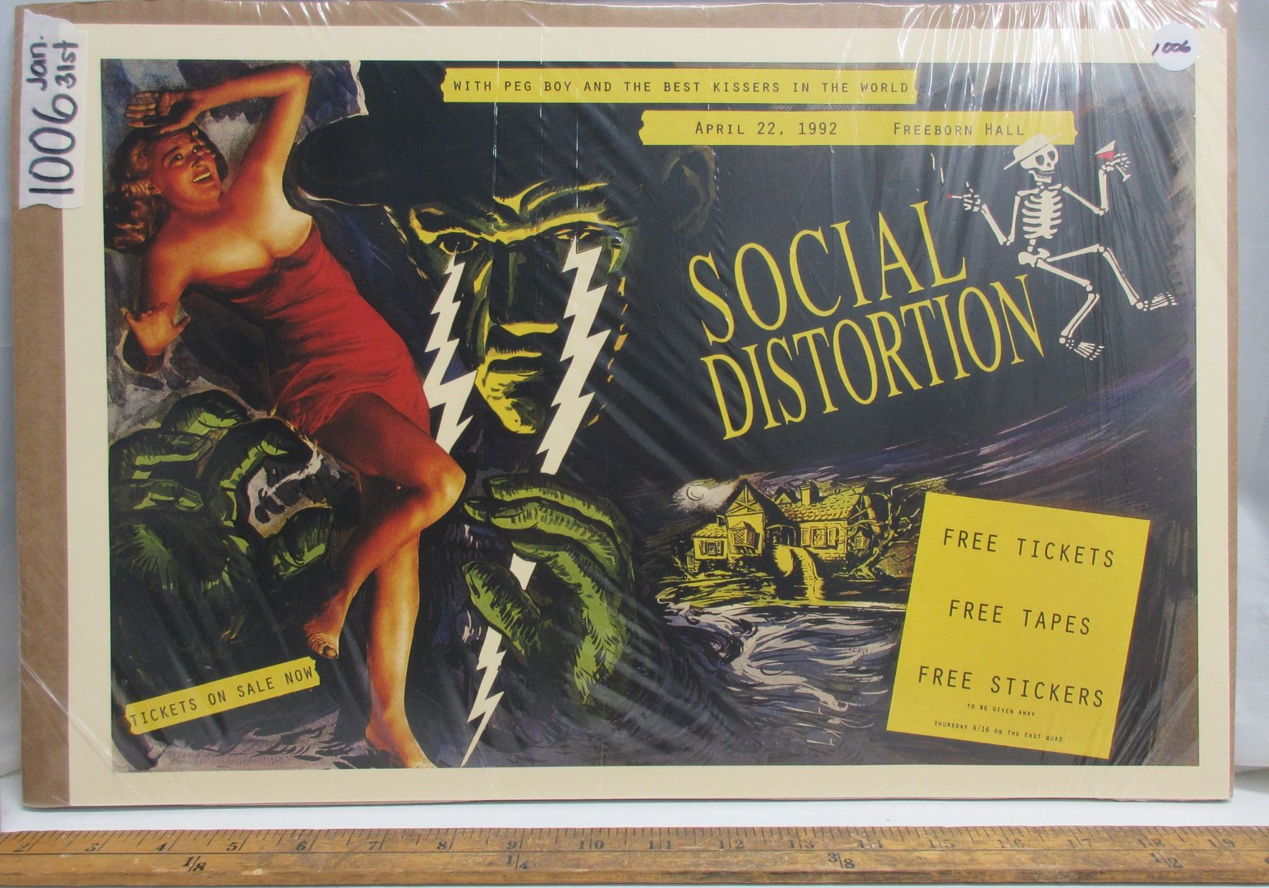 Social Distortion Concert Poster - Schmalz Auctions