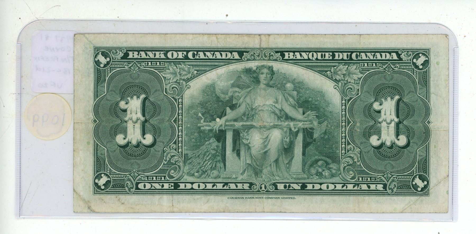 1937 $1. Coyne-Towers signatures. T/N Prefix. BC-21d. VF-20. - Schmalz ...