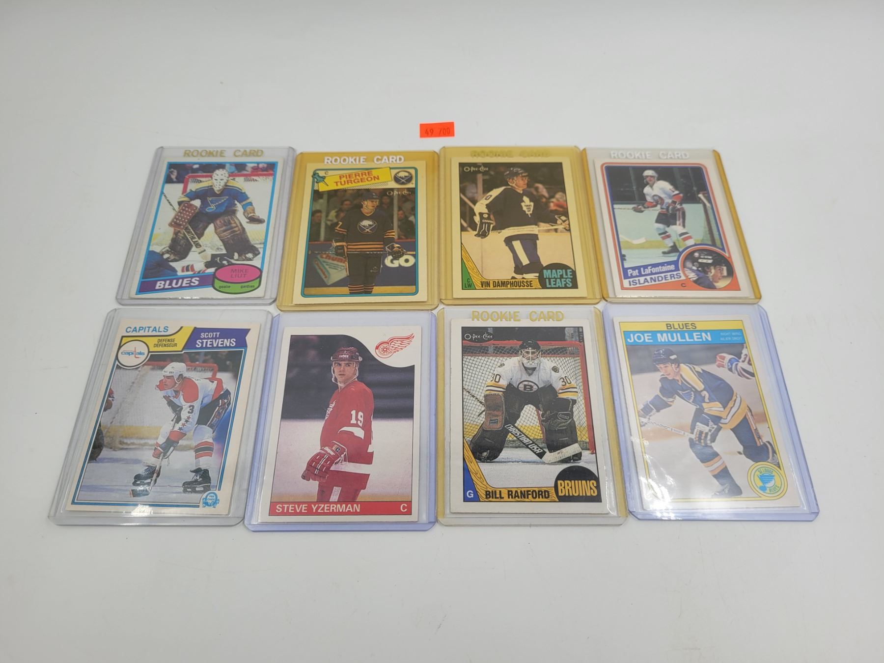 8x Hockey Cards: Scott Stevens, Pierre Turgeon, Vin Damphousse, Joe ...