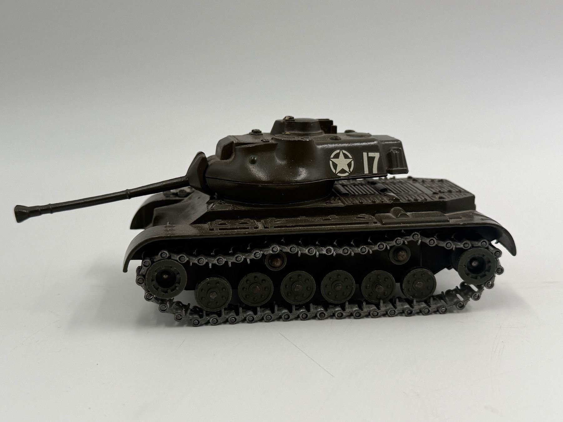 Vintage Solido Toy Tank Char Blinde General Patton M-47 Made In France