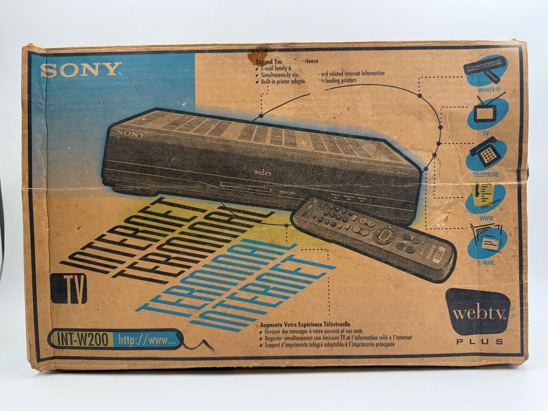 Vintage Sony Webtv Plus Model INT-W200