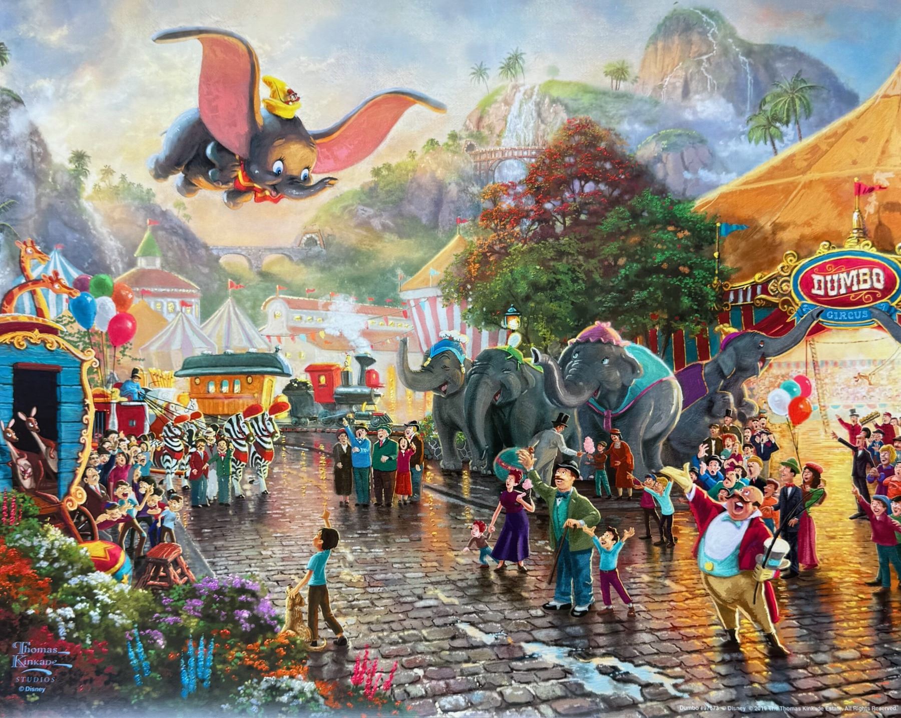 Thomas Kinkade Disney DUMBO Lithograph