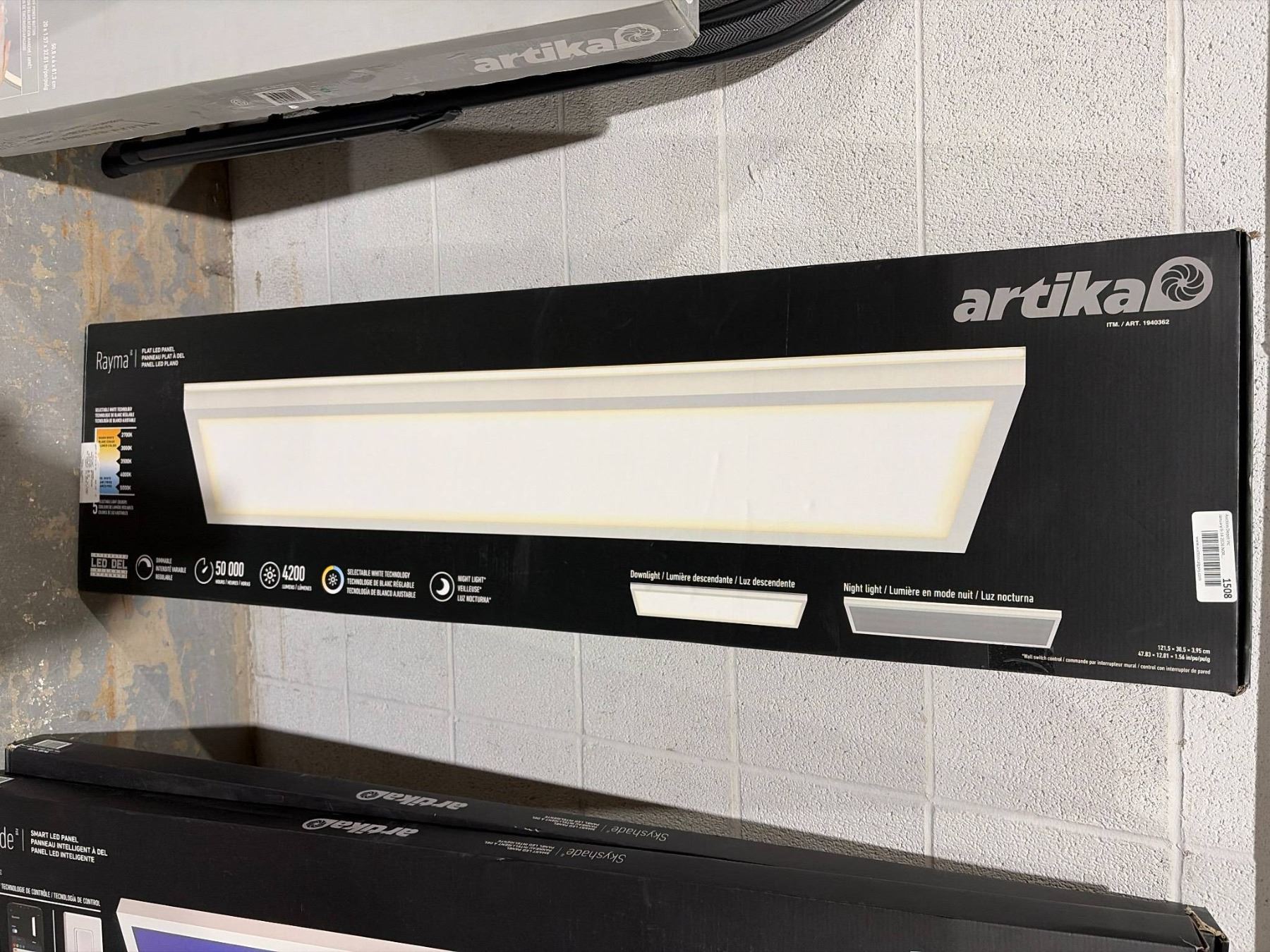 Artika Rayma Flat LED Panel With Selectable White Technology