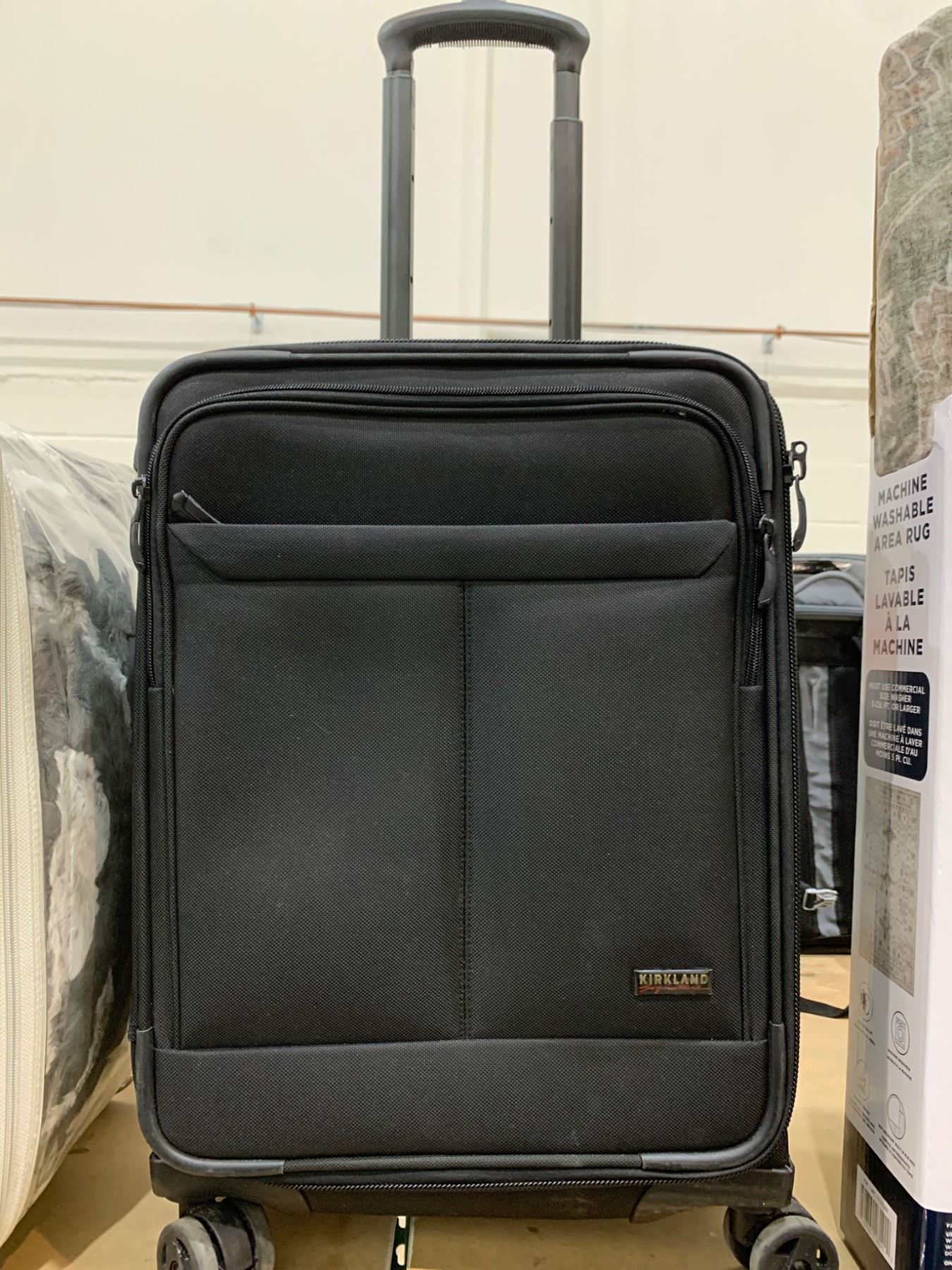 Kirkland Signature Soft-Sided Rolling Suitcase With Telescopic Handle