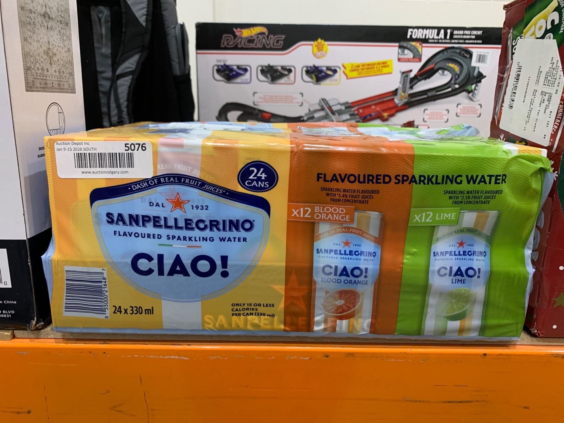 San Pellegrino Flavoured Sparkling Water Ciao 330ml Cans, 22-Pack