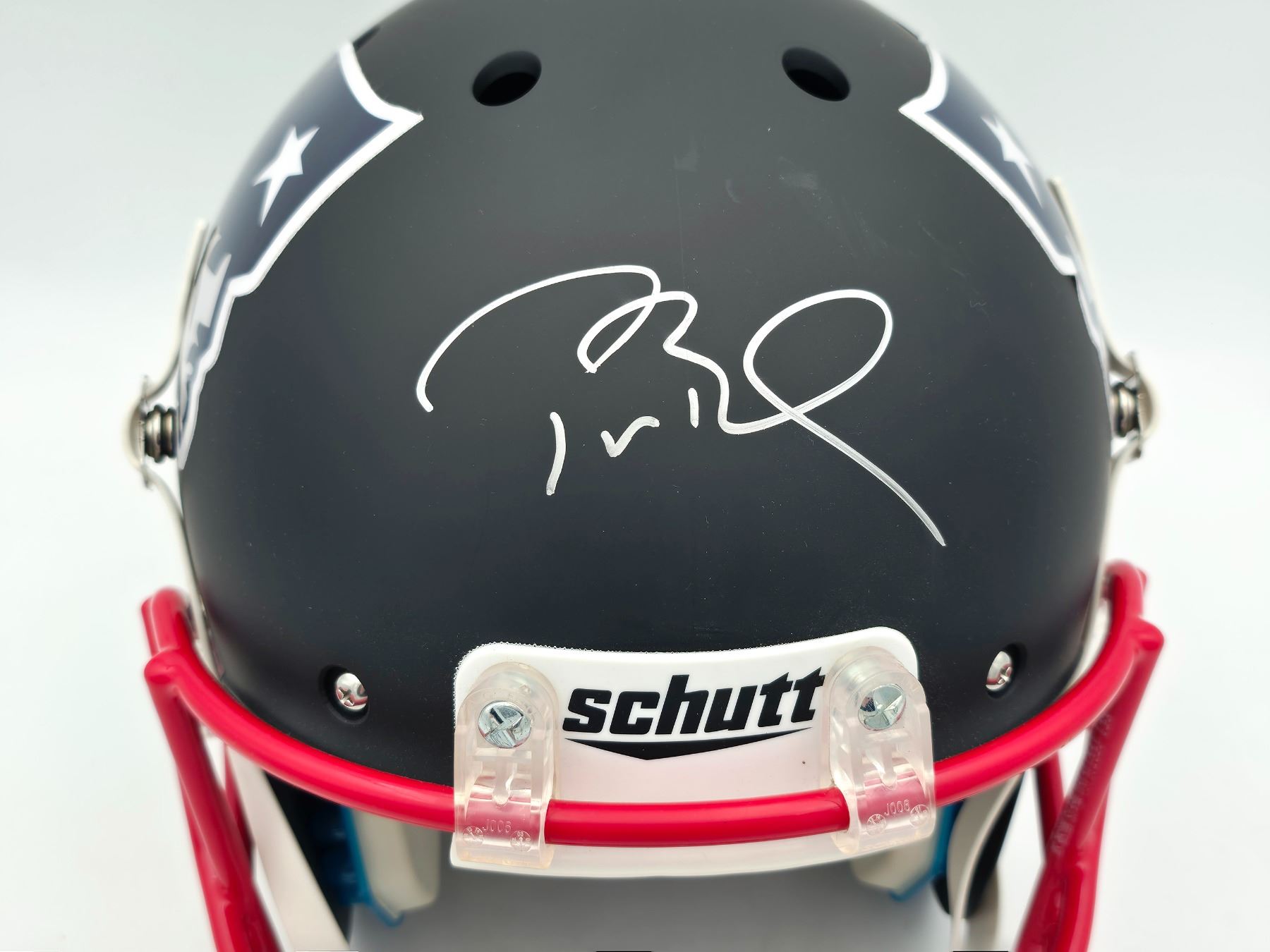 TOM BRADY, ROB GRONKOWSKI AND JULIAN EDELMAN SIGNED FULL SIZE PATRIOTS ...