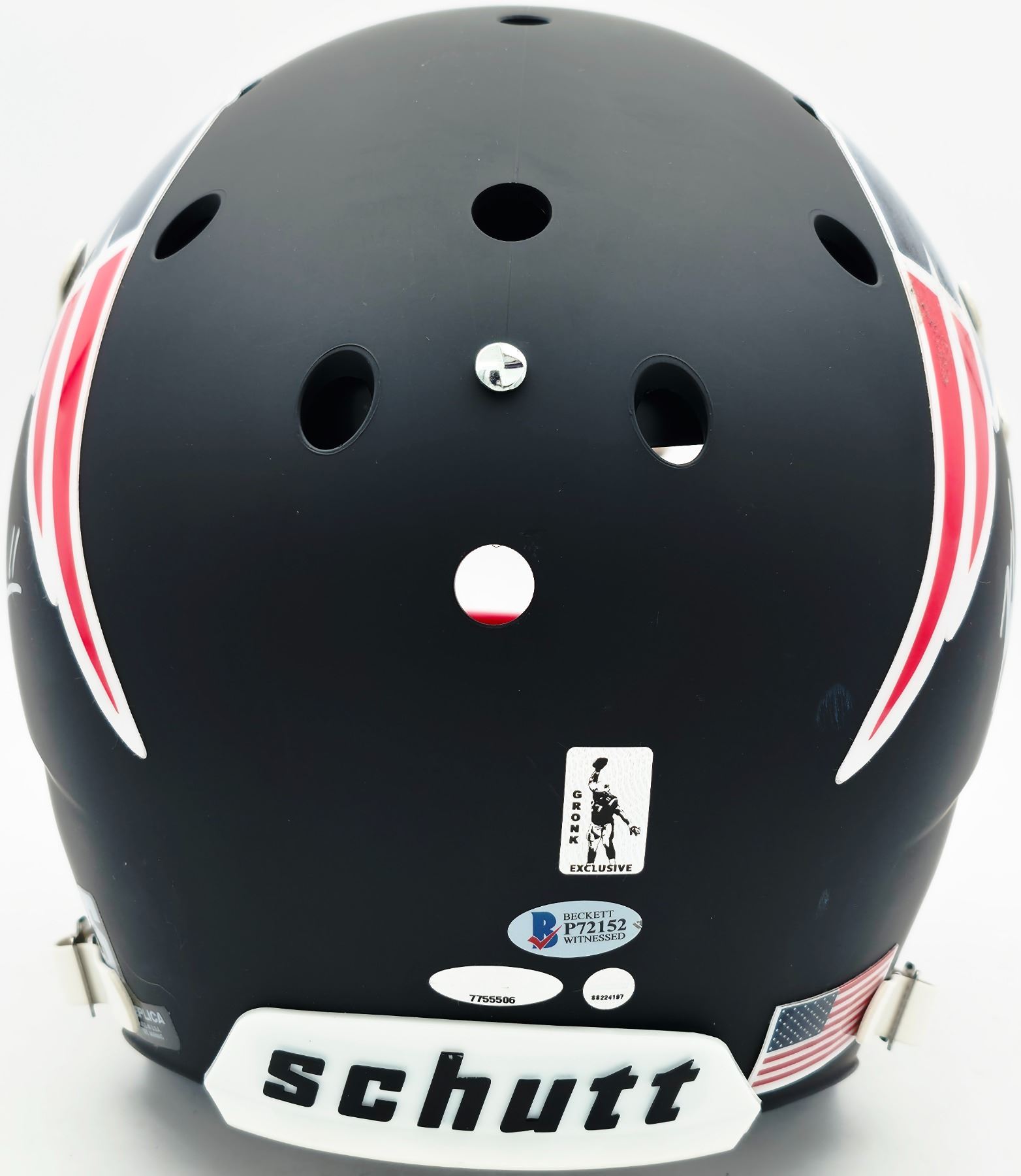 TOM BRADY, ROB GRONKOWSKI AND JULIAN EDELMAN SIGNED FULL SIZE PATRIOTS ...