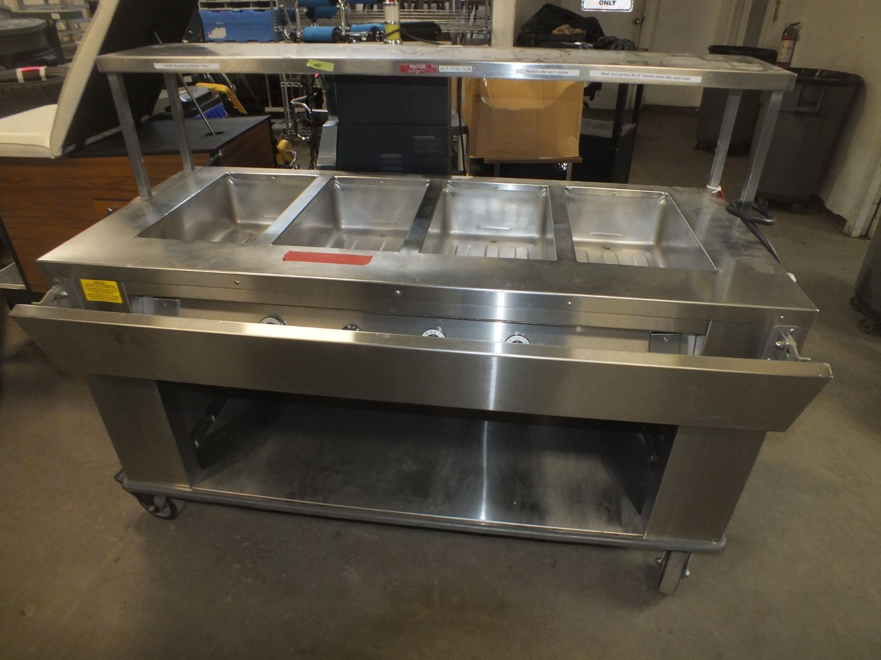4 Bay Steam Table