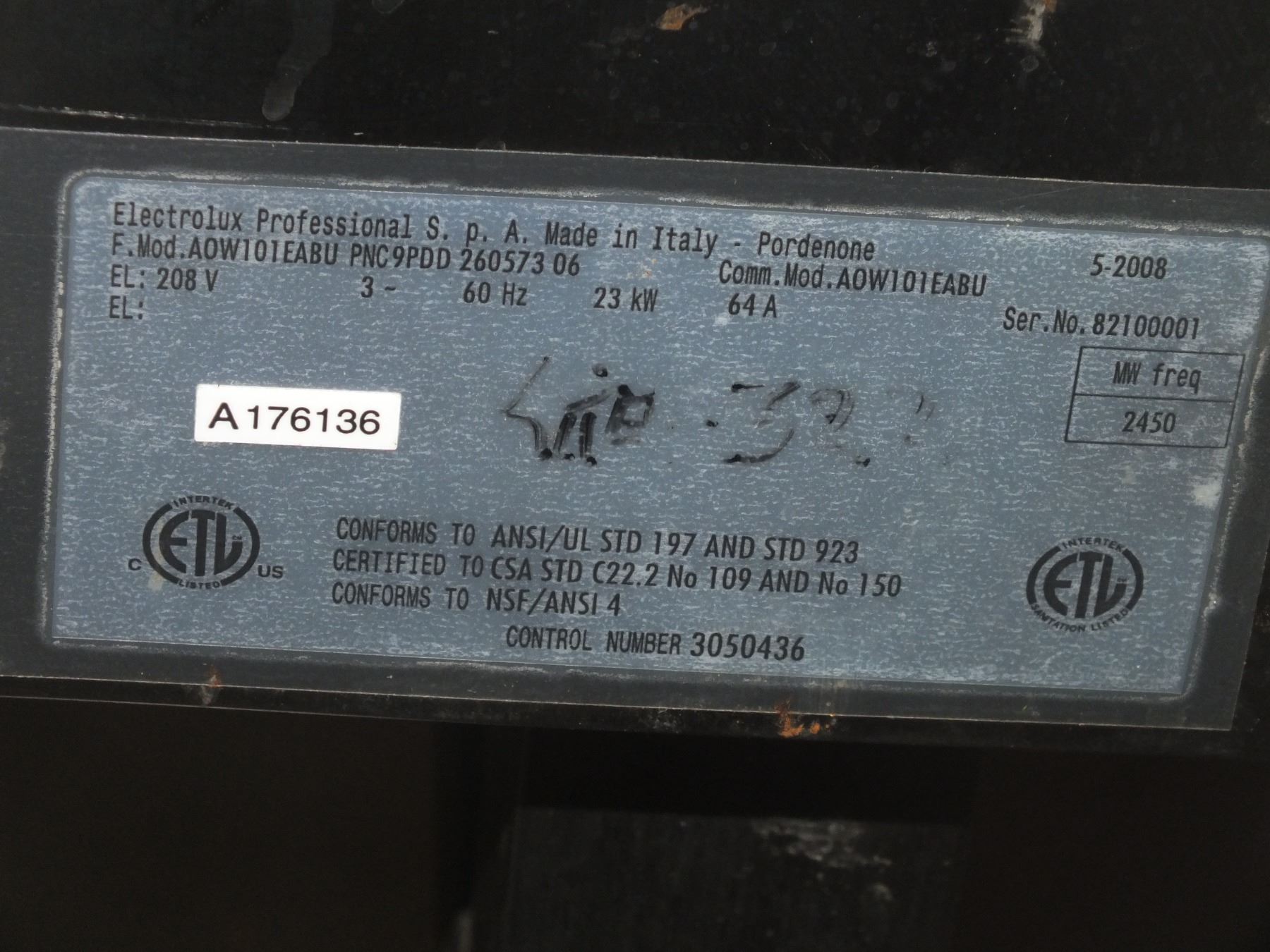 Combi Electrolux Air-O-Speed Commercial Oven