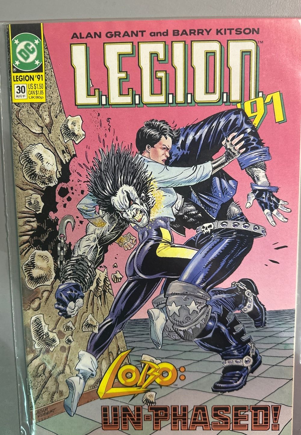 L.E.G.I.O.N. '91 #30 (DC, 1991) Lobo Appearance, Alan Grant & Barry Kitson