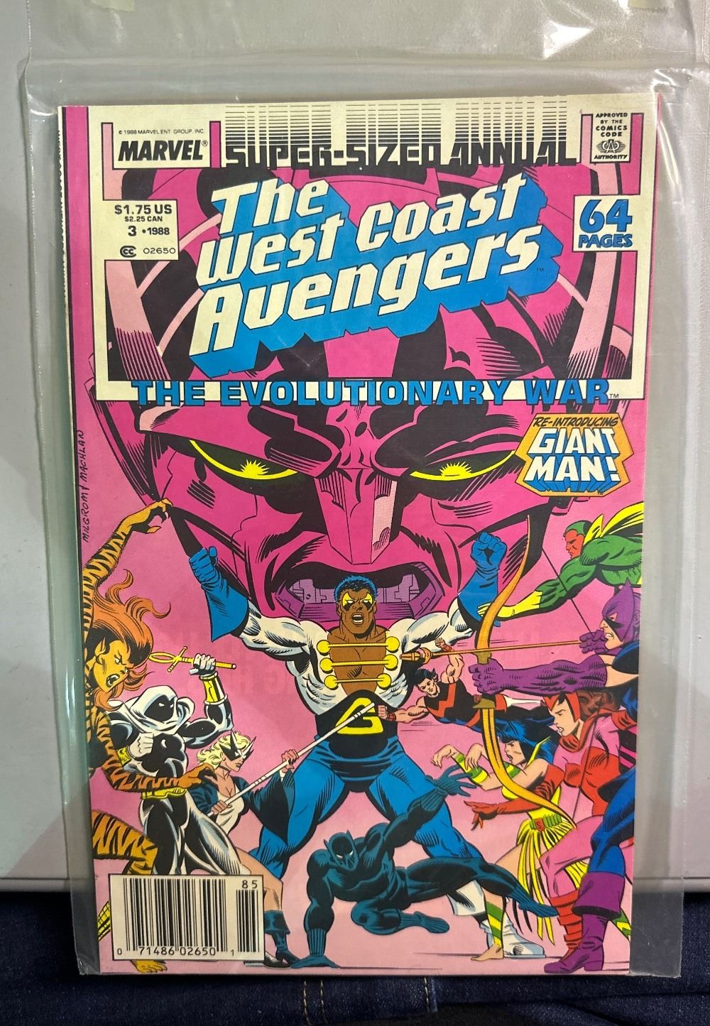 West Coast Avengers Annual #3 (Marvel, 1988) The Evolutionary War