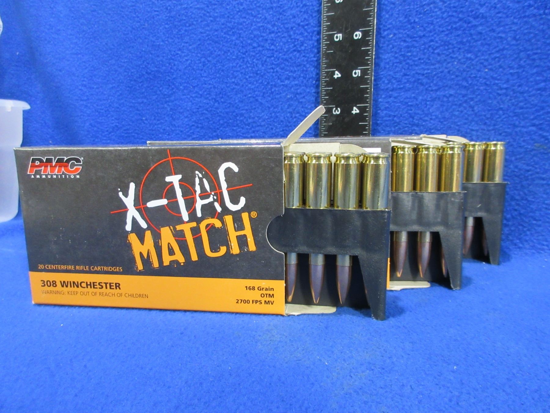 308 Win. 168gr OTM PMC Cartridges (Pick Up or Ship by UPS Only)