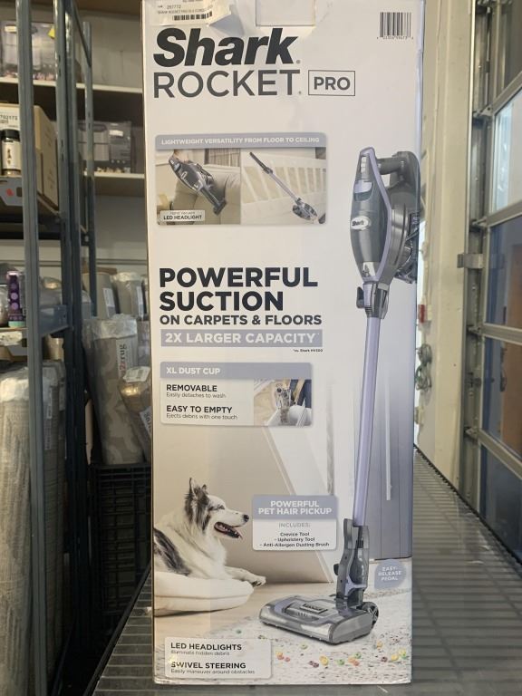 SHARK ROCKET PRO DLX CORDED STICK VACUUM - TESTED WORKING, RETAIL $249