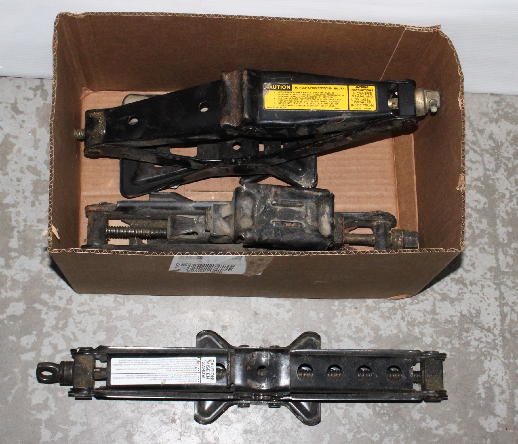 SET OF 3 CAR JACKS