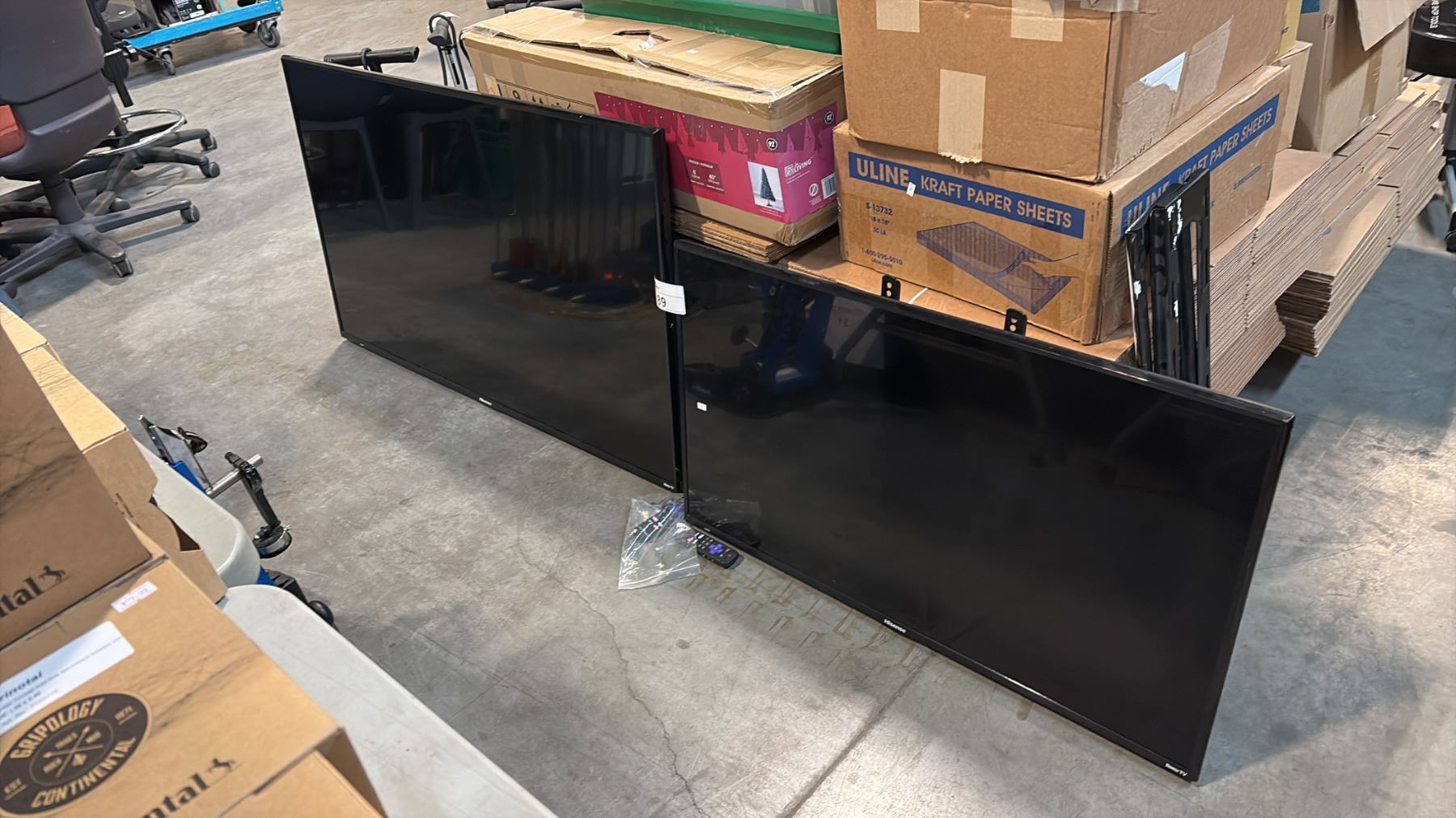 HISENSE 55R6107 55-INCH AND HISENSE 43R6107 4K UHD ROKU SMART TV C/W ...