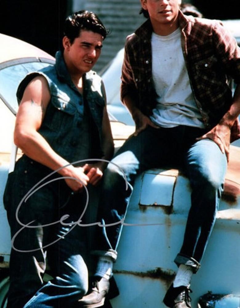 The Outsiders Tom Cruise facsimile signed photo